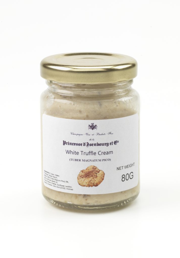 White Truffle Cream – Princesse d′Isenbourg – Caviar, Champagne, Foie ...